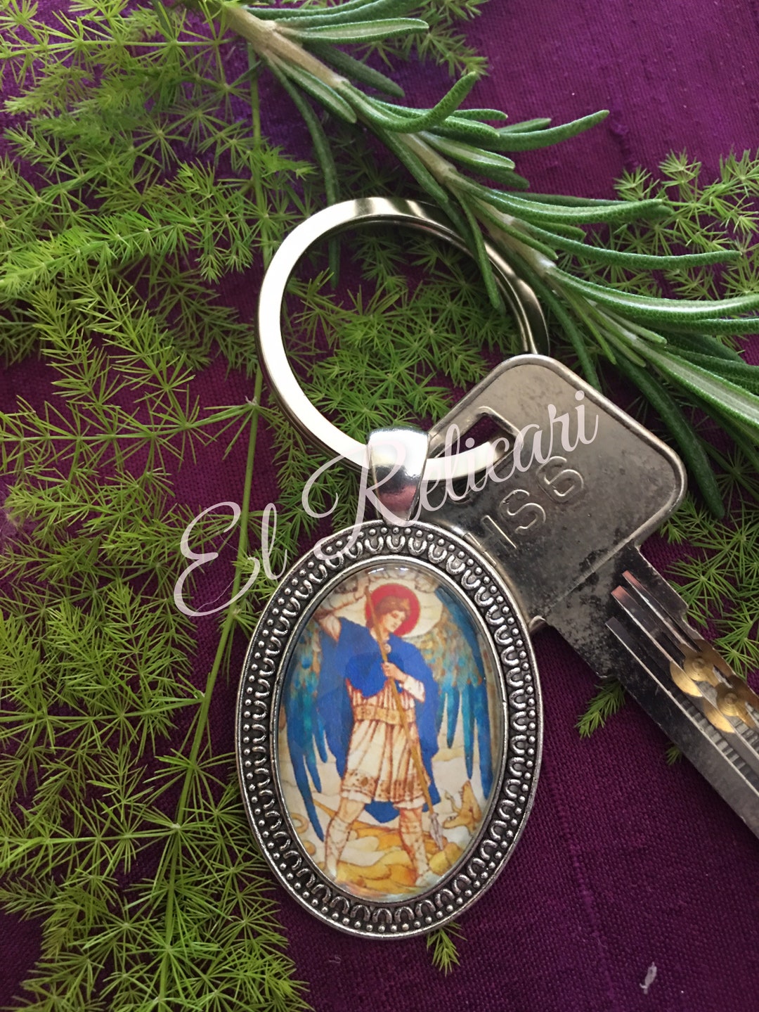 Keychains of Saint Michael, Saint Gabriel and Saint Raphael. - Etsy
