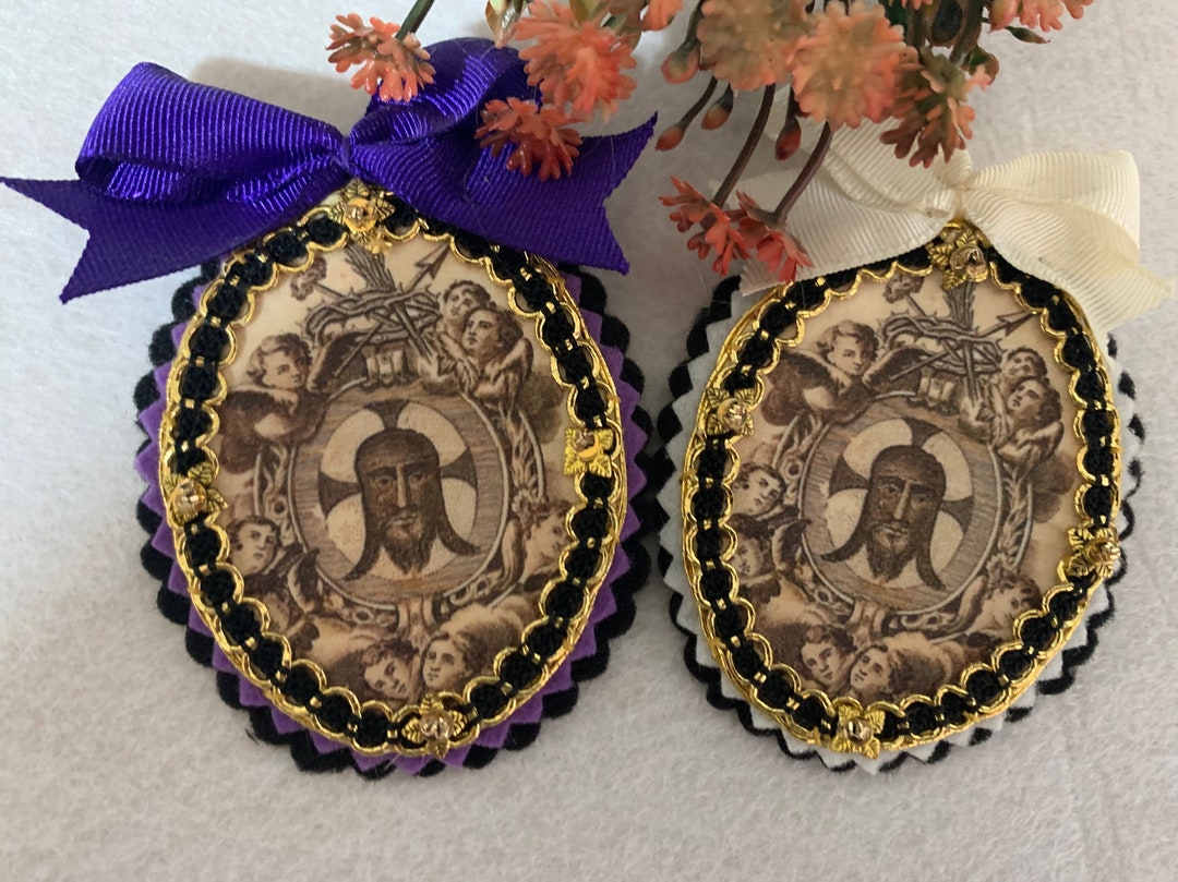HOLY FACE of Alicante. Holy Face. Holy Face. Scapular. - Etsy
