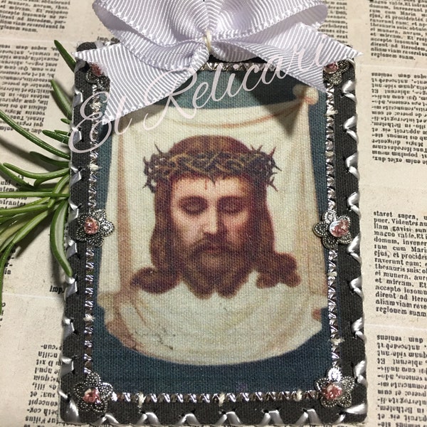 Holy Face Scapular - Etsy