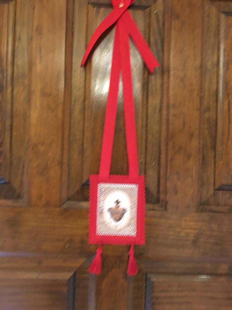 Scapular for Door. This House is Consecrated to the Sacred Heart of ...