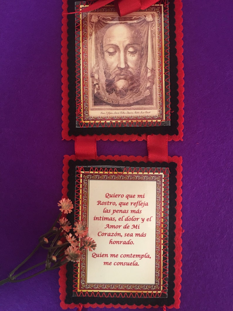 Devotion to the Holy Face. Scapular for Door, Blessing for the Home ...