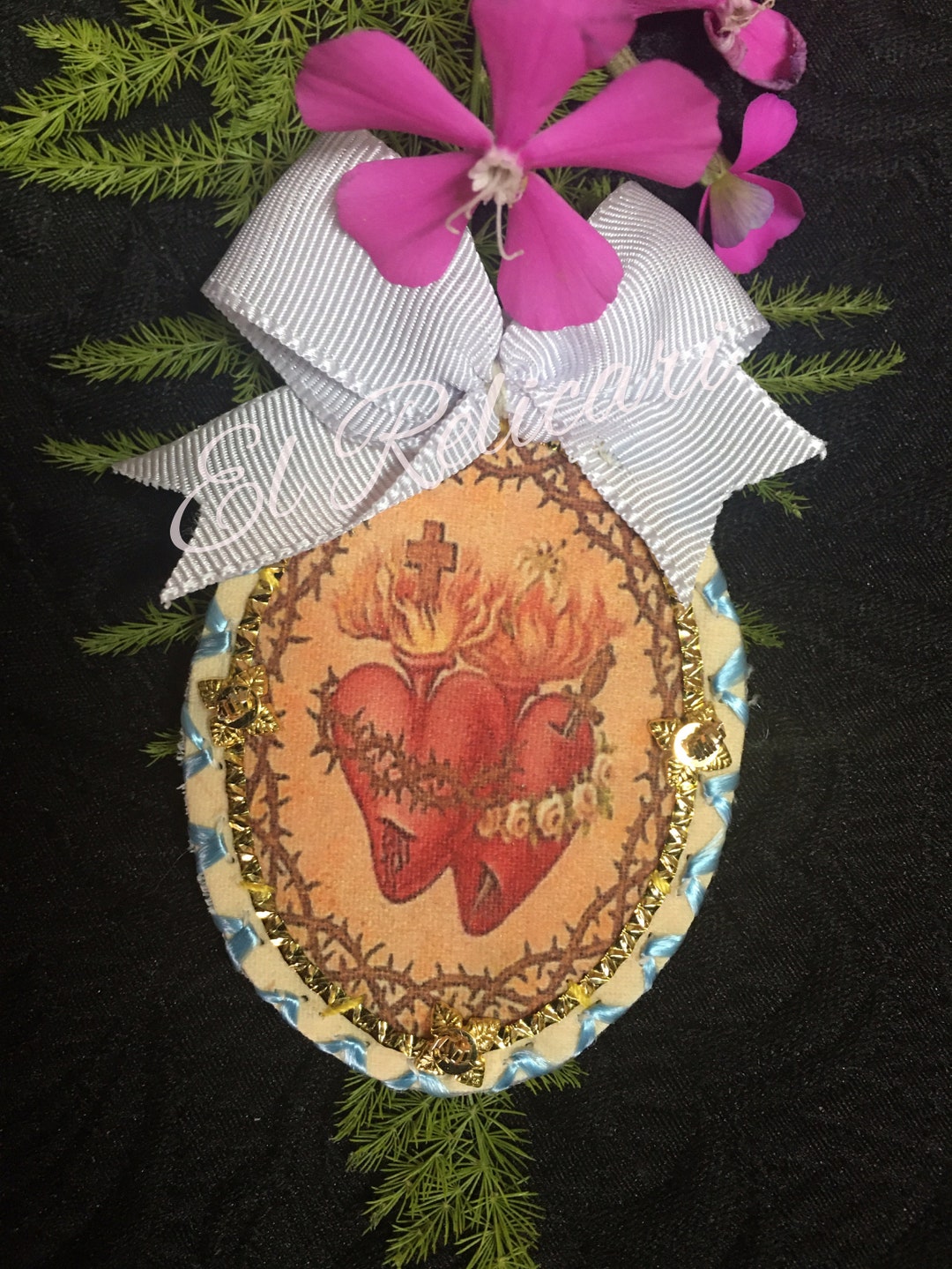 United Hearts of Jesus and Mary. - Etsy