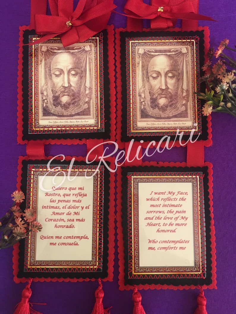 Devotion to the Holy Face. Scapular for the Door Blessing for - Etsy UK