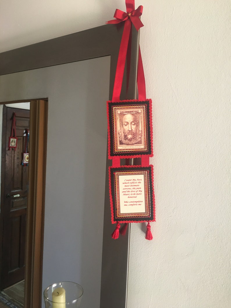 Devotion to the Holy Face. Scapular for Door, Blessing for the Home ...