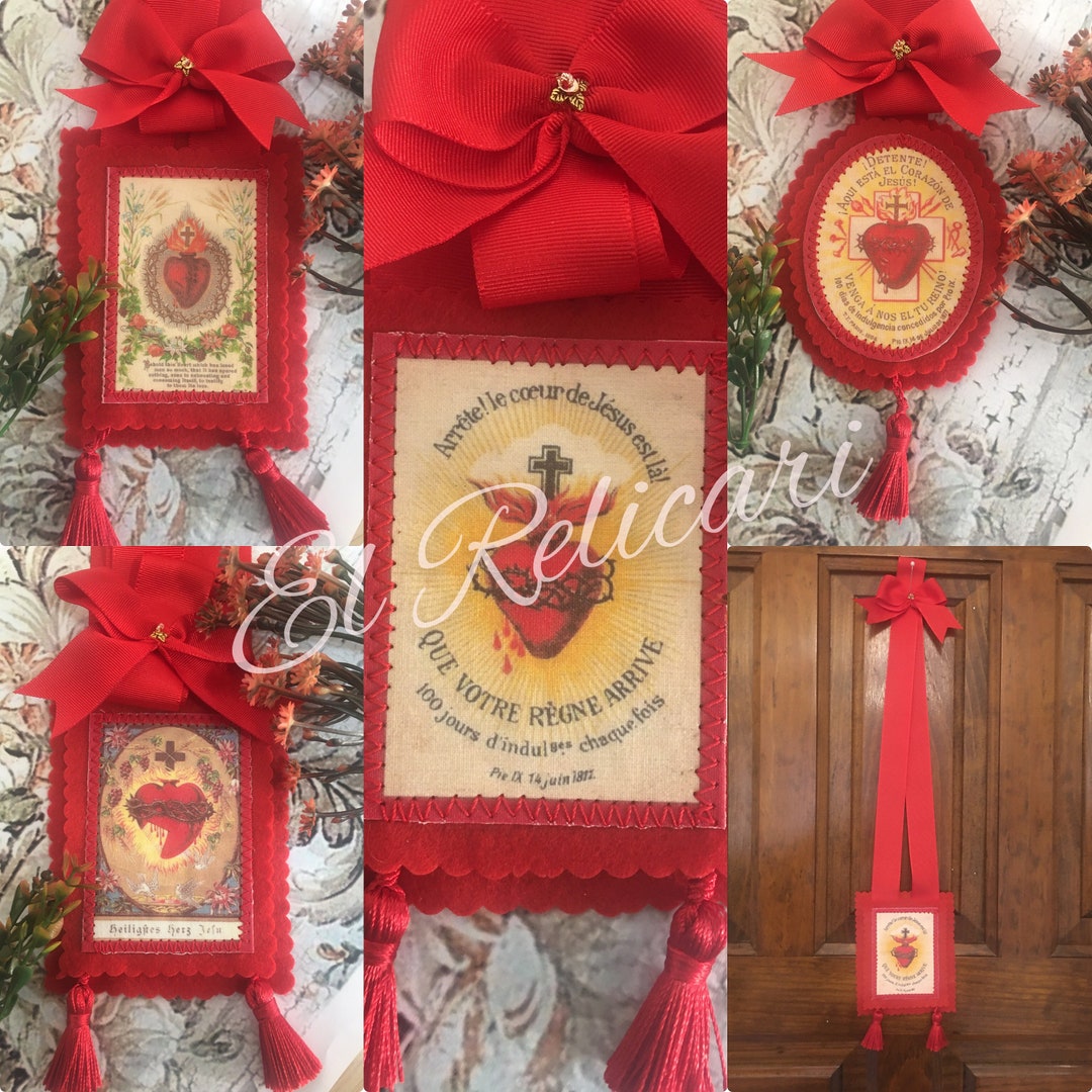 Scapular for Door. This House is Consecrated to the Sacred Heart of ...