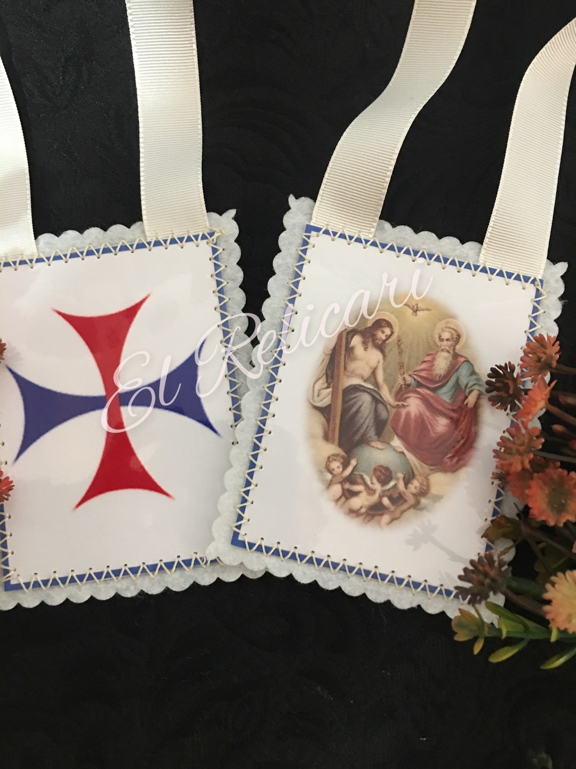 LA SANTISIMA TRINIDAD . Escapularios - Etsy España