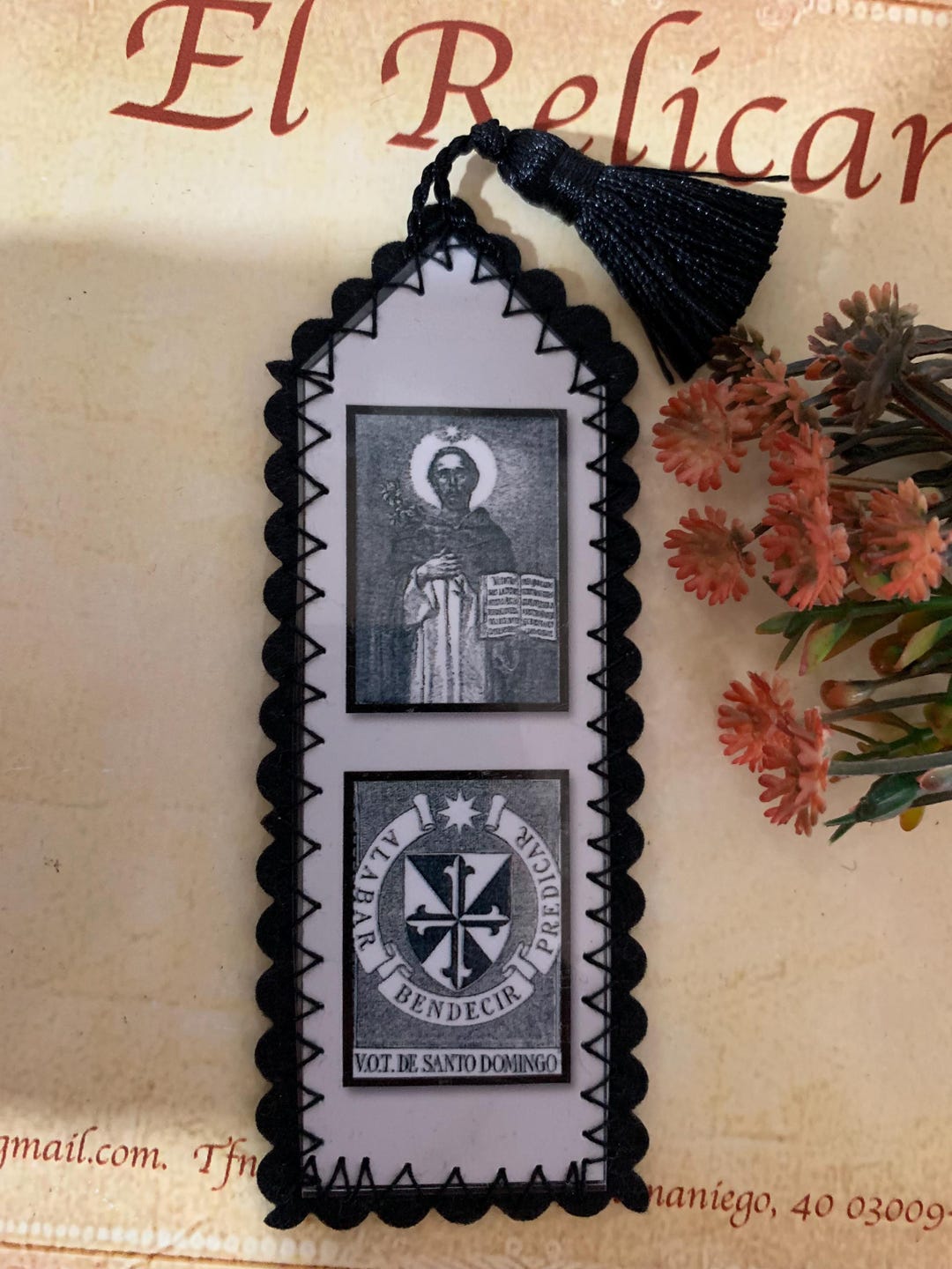 Saint Dominic of Guzman. Bookmark. - Etsy