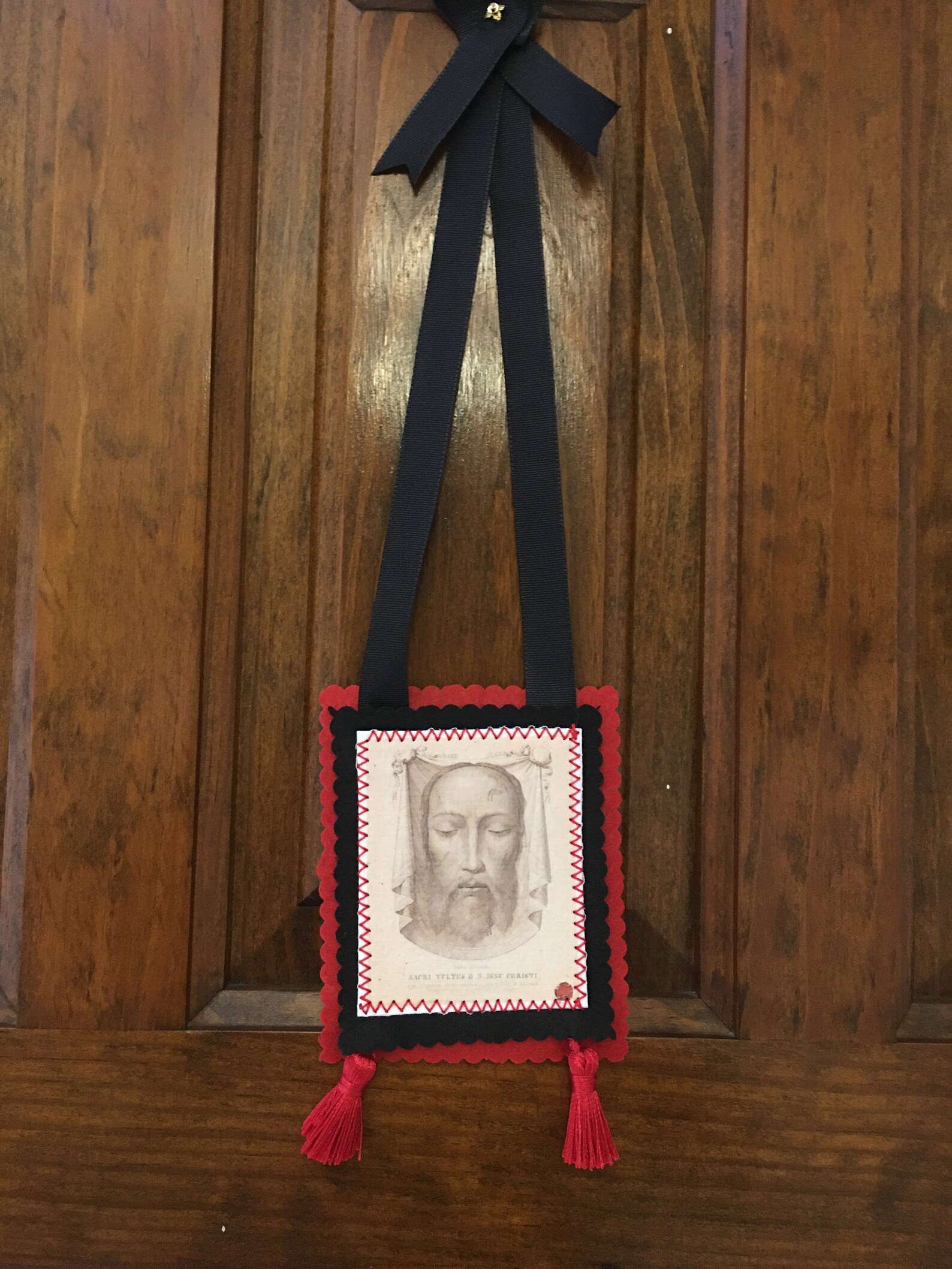 Scapular for Door. the True Face of Our Lord Jesus Christ. - Etsy