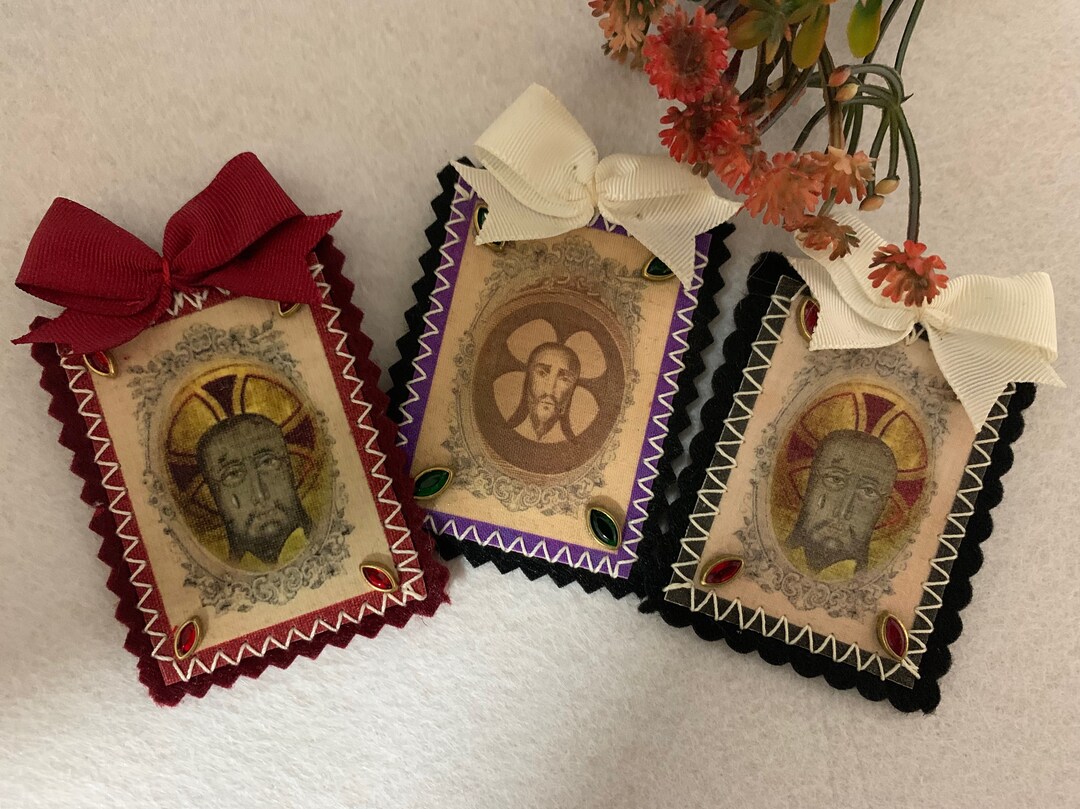 HOLY FACE of Alicante. Holy Face. Holy Face. Scapular. - Etsy