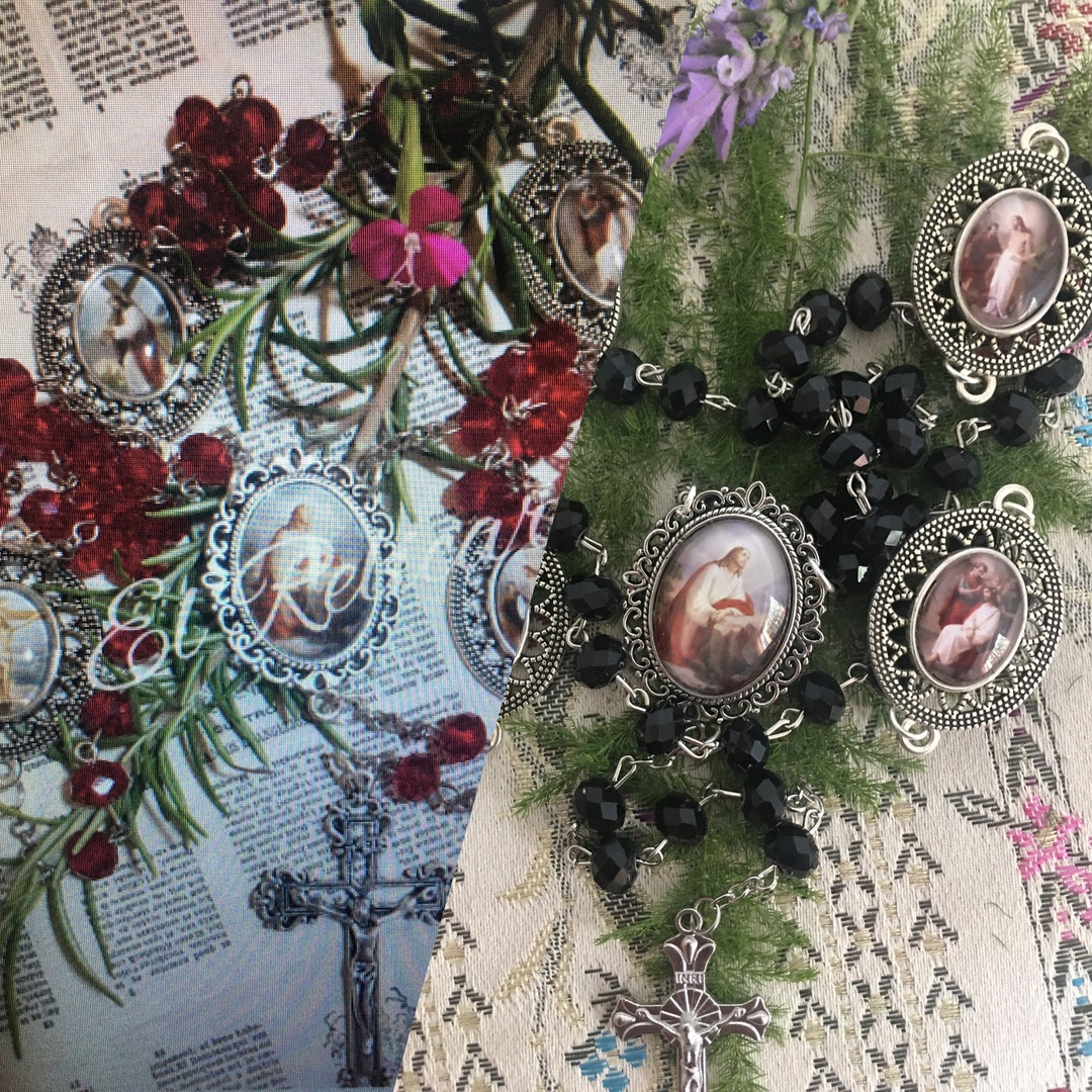 Rosaries With the Sorrowful Mysteries. - Etsy
