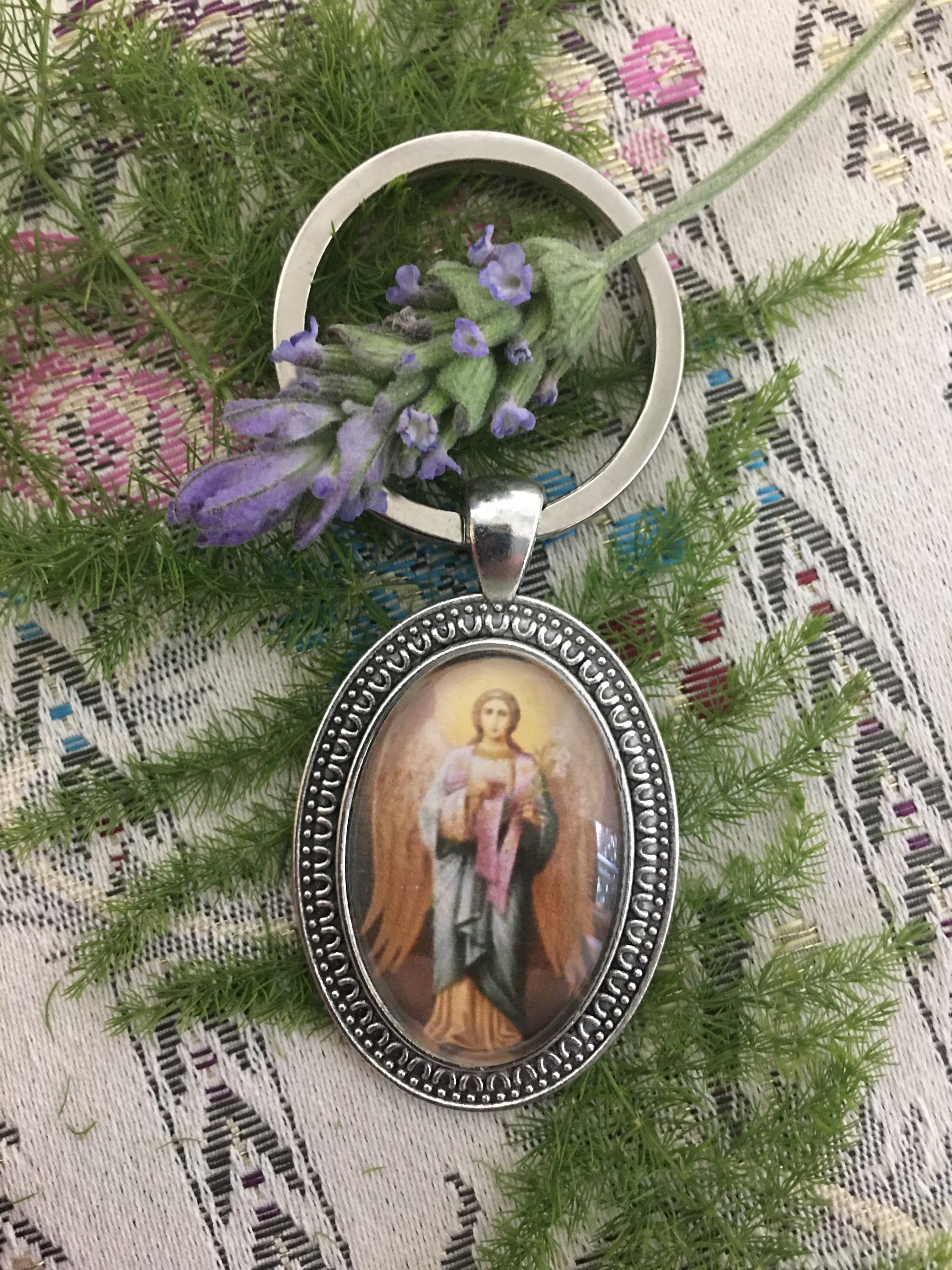 Keychains of San Miguel San Gabriel and San Rafael. - Etsy UK