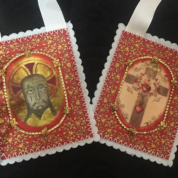 Holy Face Scapular - Etsy