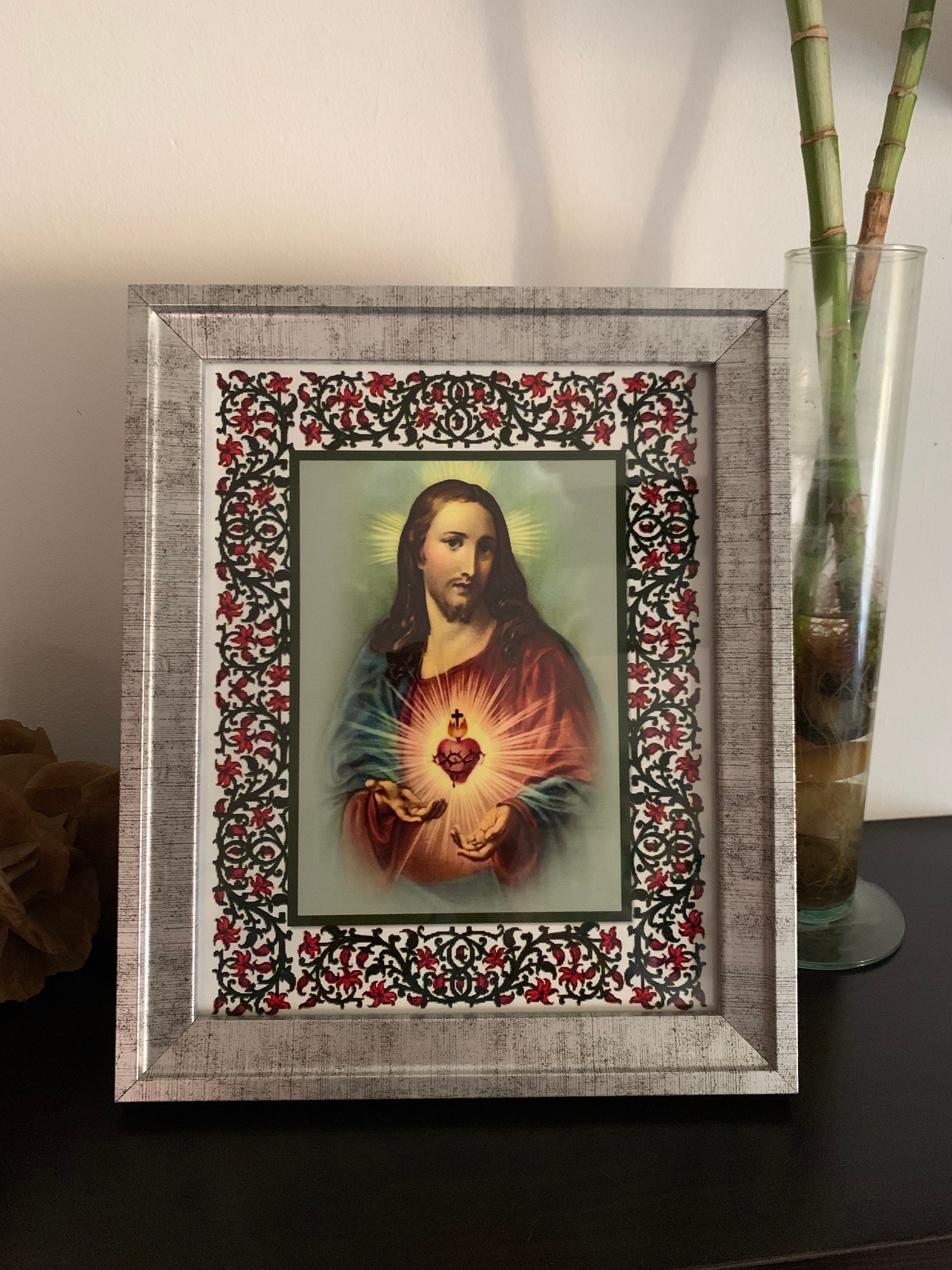 Sacred Heart of Jesus. Chart. - Etsy