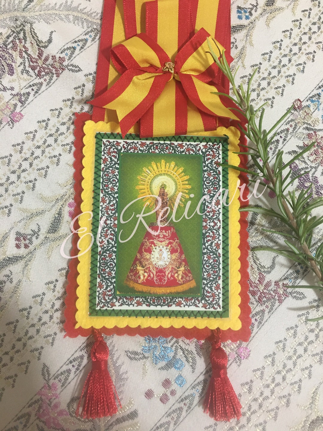 VIRGIN OF THE PILLAR. Scapular for the Door. - Etsy UK