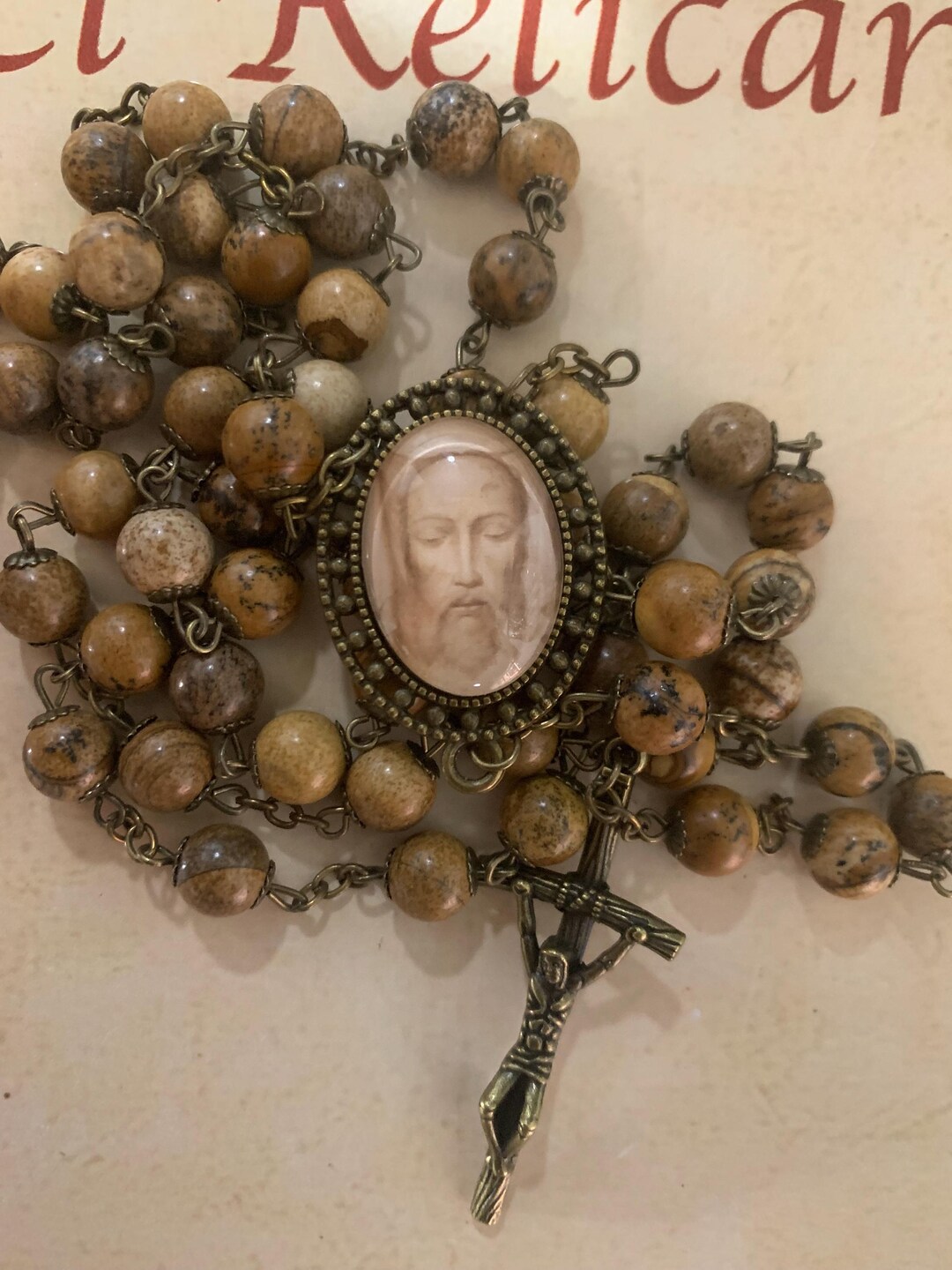 HOLY FACE. Holy Face. Holy Face. Rosary. - Etsy