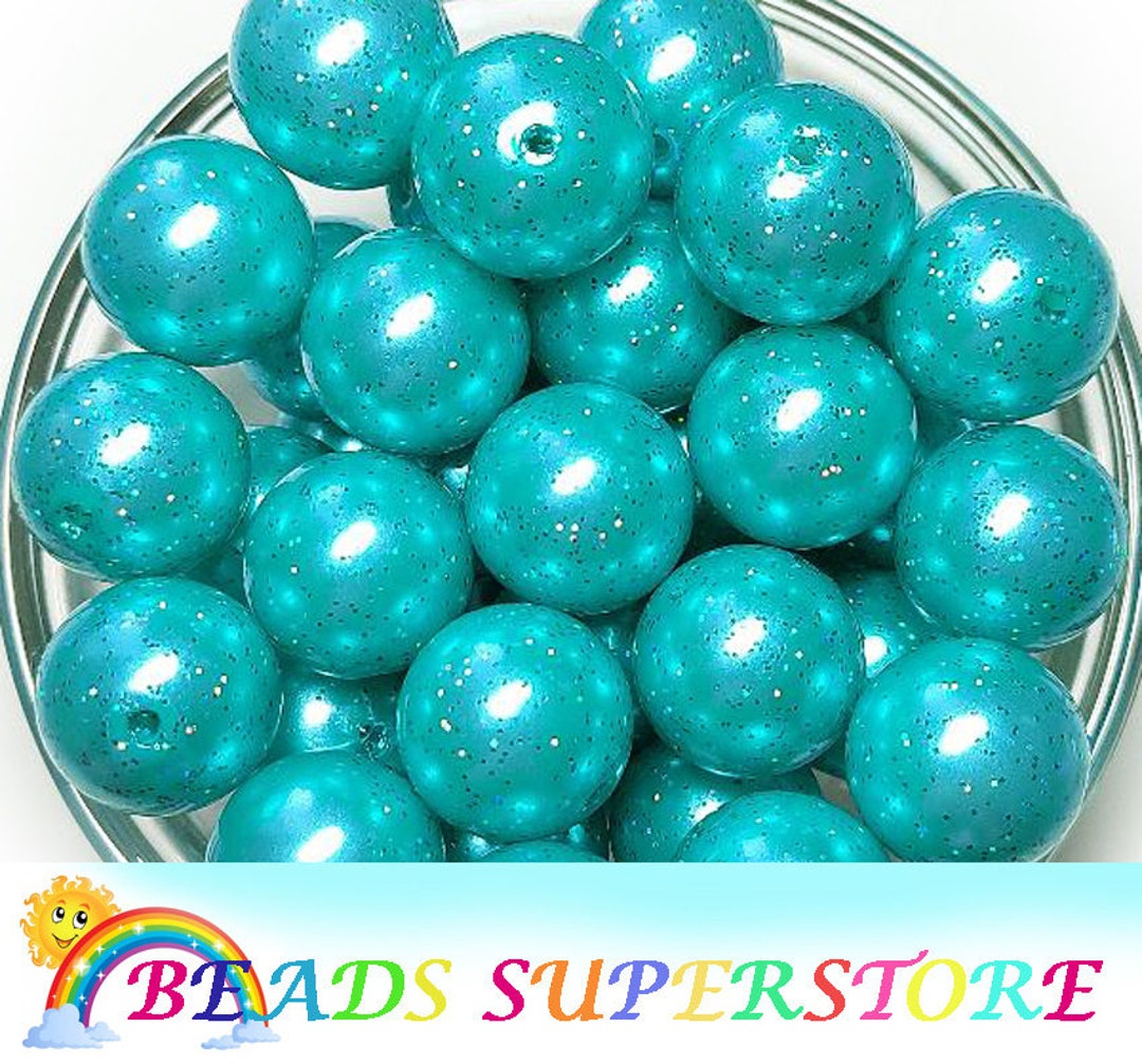Glitter Aqua Blue Pearl