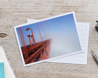 Golden Gate Bridge Postcard - Etsy