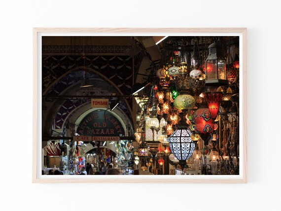 Grand Bazaar Print Bazaar Prints Istanbul Wall Art - Etsy
