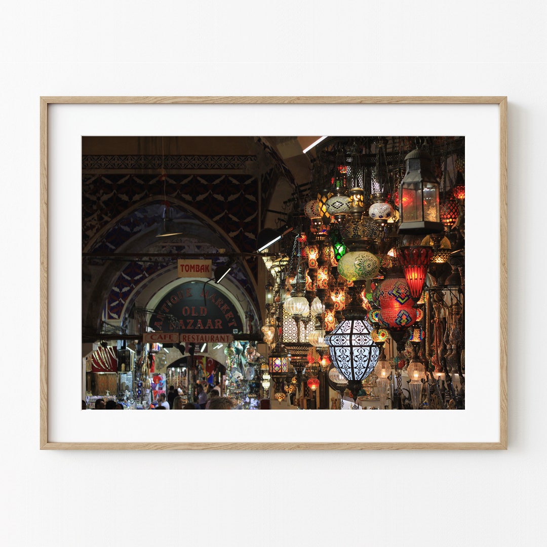 Grand Bazaar Print Bazaar Prints Istanbul Wall Art - Etsy