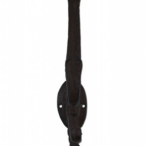 Decorative Victorian Ornate Triple Wall Hook Rust Brown Cast Iron 7 ...
