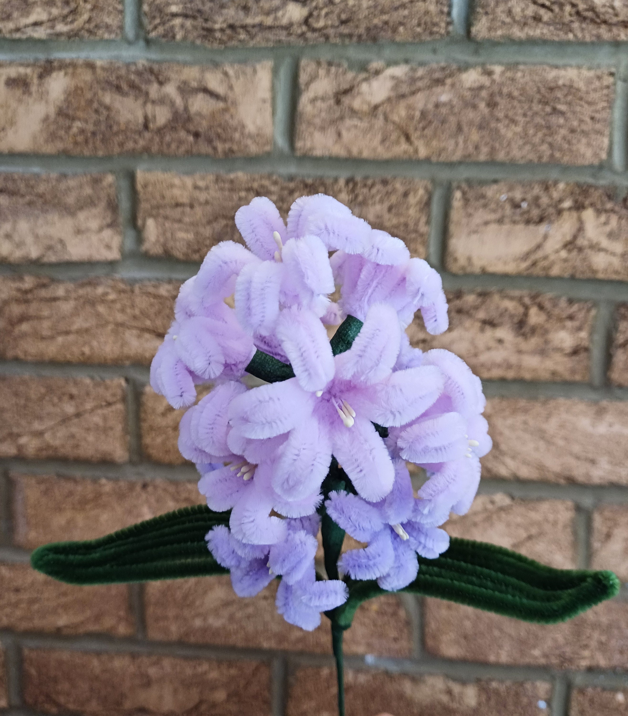Artificial Hyacinth Flower Made Using Chenille Pipe Cleaner - Etsy UK