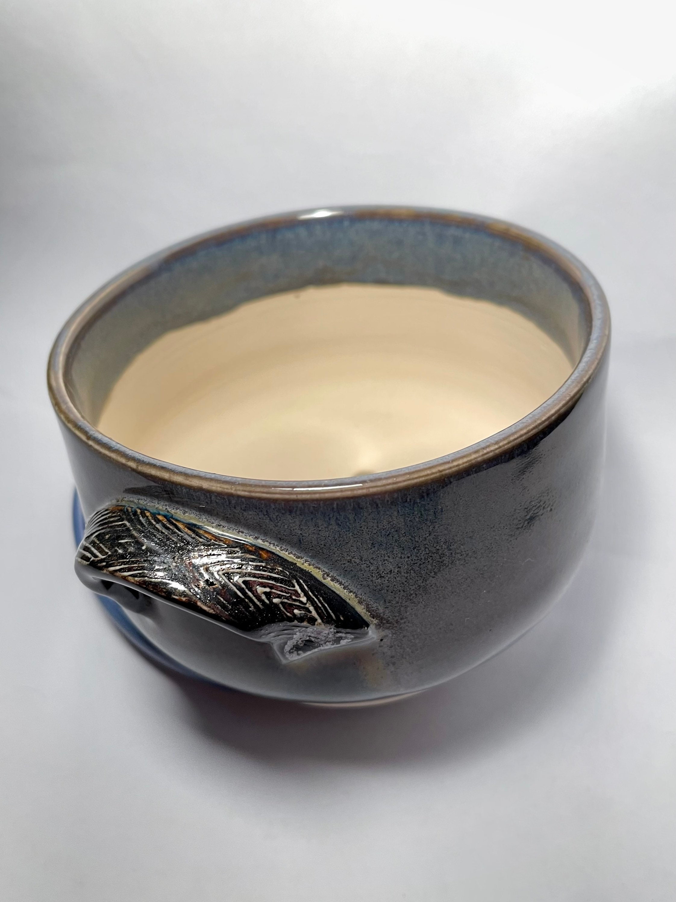 Ceramic Planter With Drainage Holes and Drip Tray Drippy Gray - Etsy