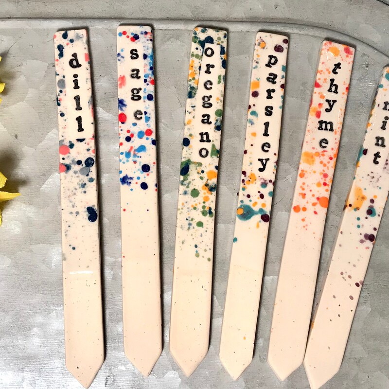 Plant Name Tags - Etsy