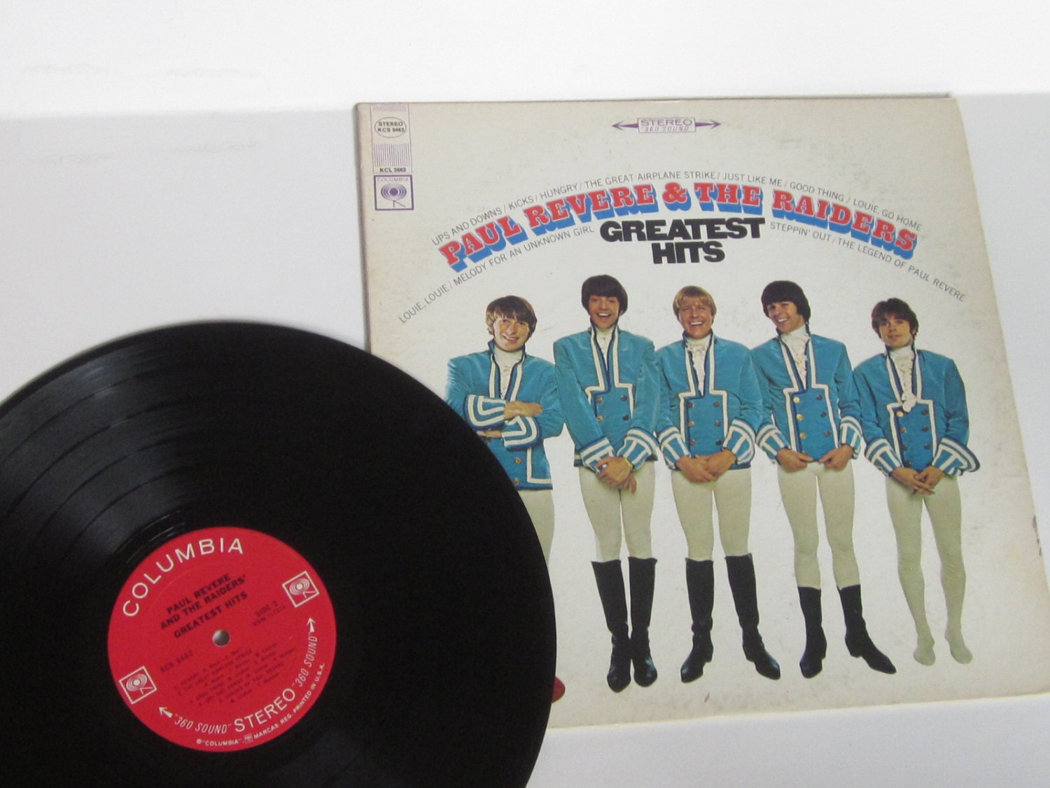 1969 Vinyl Record Album STEREO Paul Revere & the Raiders Greatest Hits ...