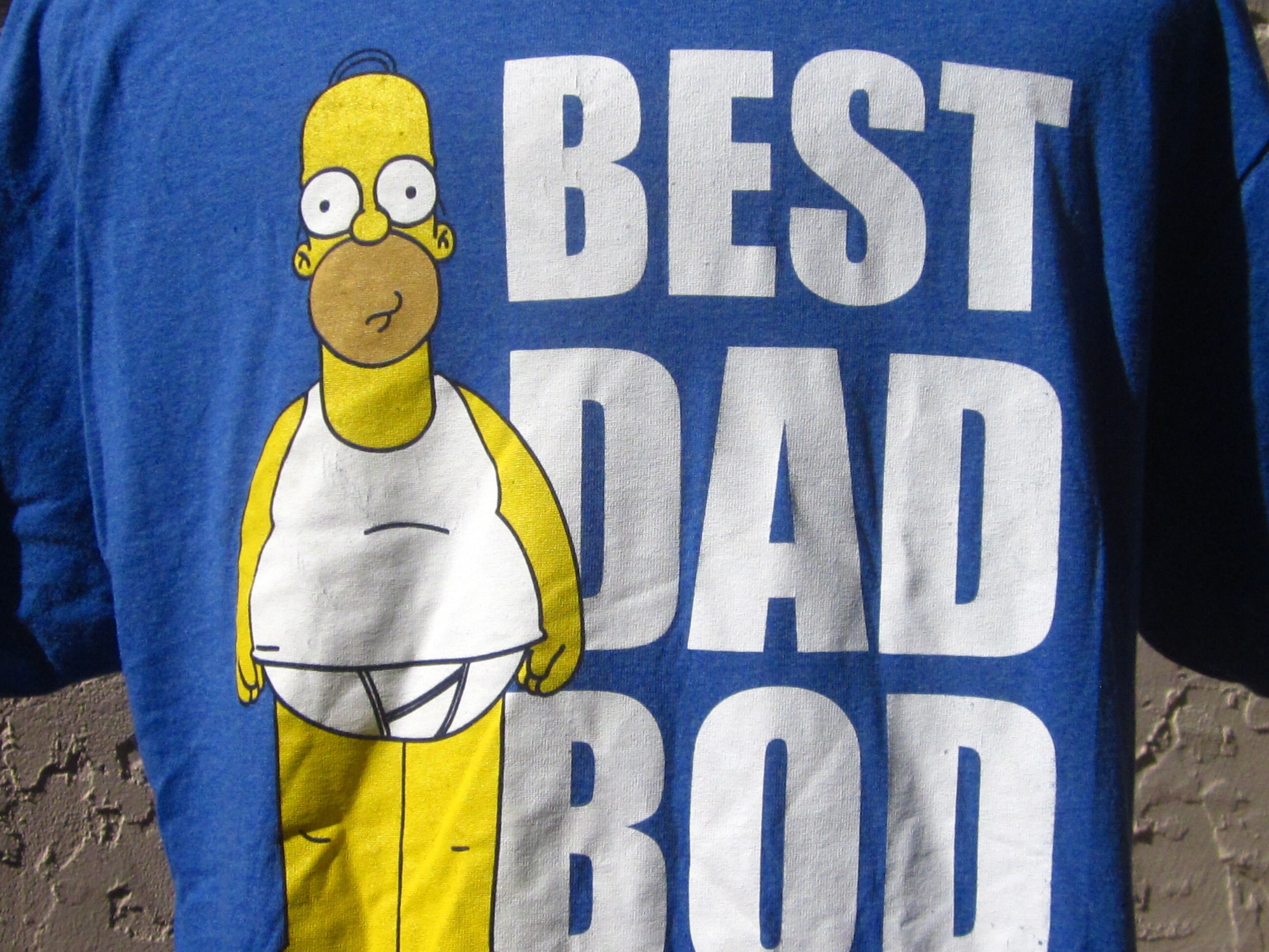 Vintage BEST DAD BOD Homer Simpson in His Whitey Tighties for Any Dad ...