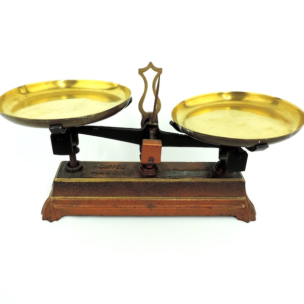 Antique French Kitchen Scale - Etsy