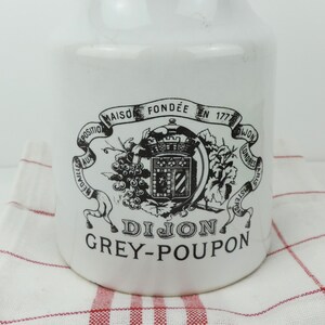 French Antique Mustard Jar/antique Dijon Grey Poupon Mustard Jar ...