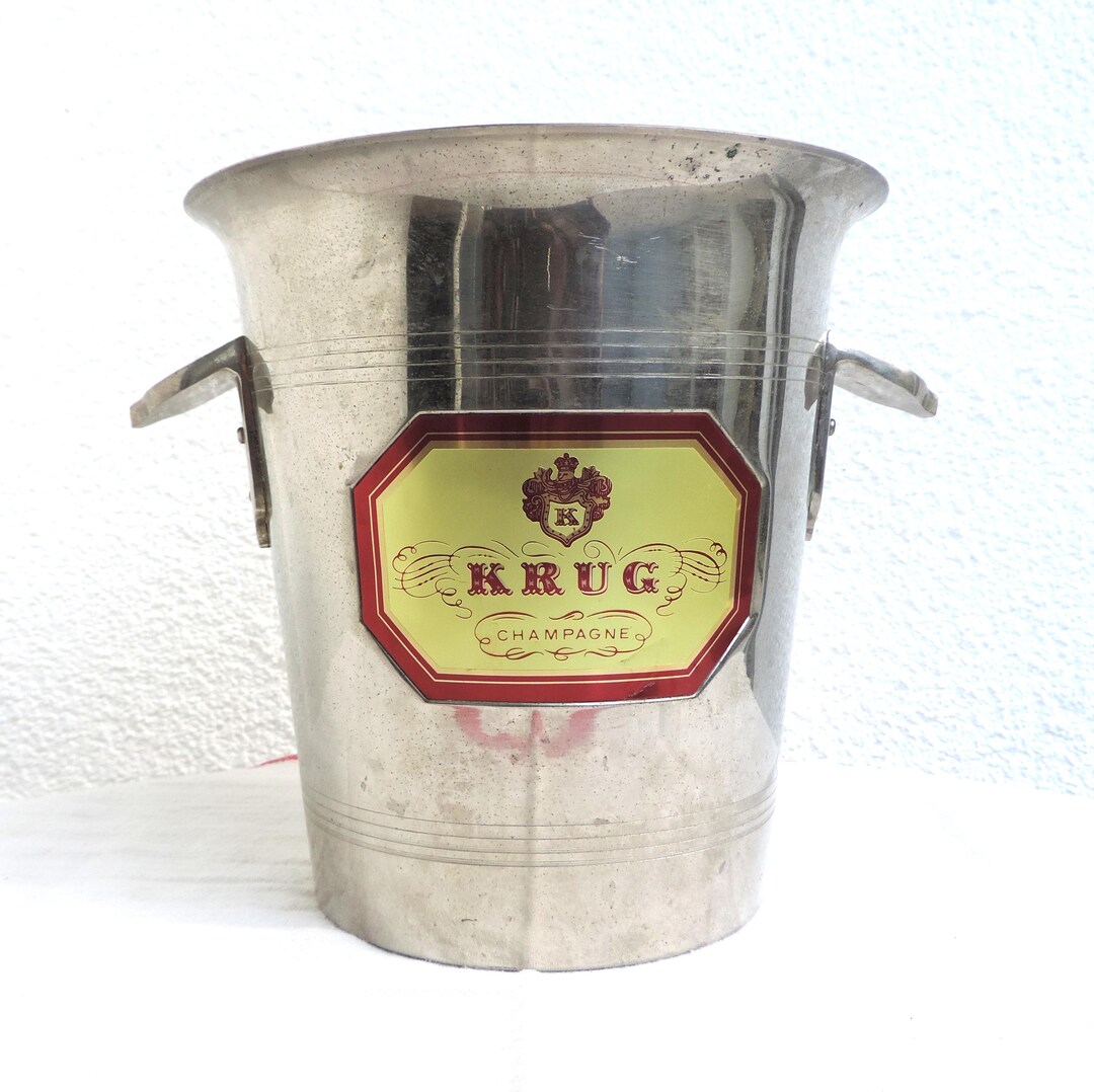 French Vintage Krug Champagne Bucket, Vintage Champagne Ice Bucket ...