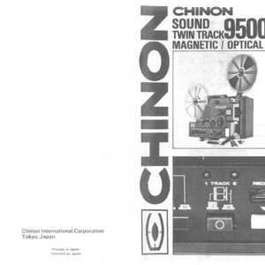 CHINON Sound Super 8 Projector Model 9500 - for PARTS or REPAIR - Etsy