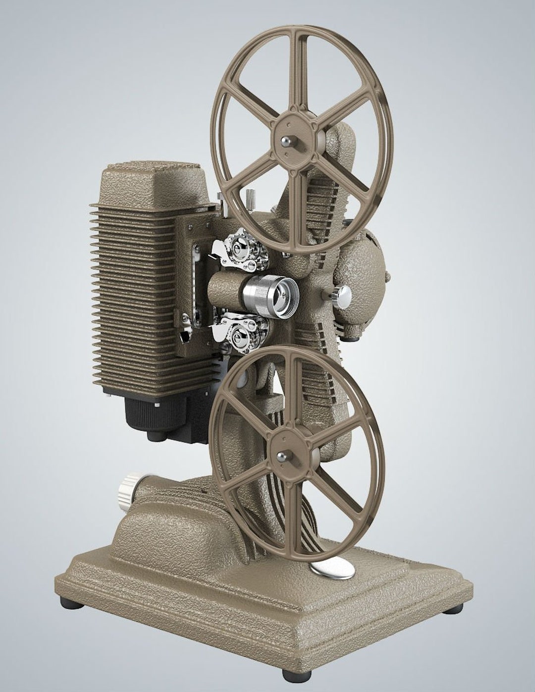REVERE 8MM Movie Projector - SERVICED: Variable Speed, Includes Reel ...