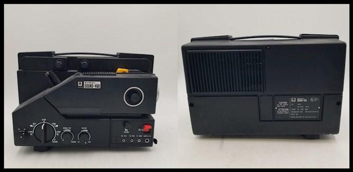 SANKYO Super 8MM SOUND Projector, Serviced, Includes Reel and Manual ...