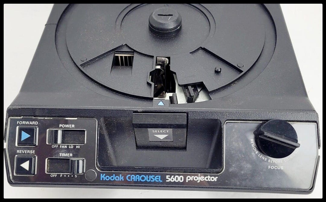 KODAK Carousel 35MM Slide Projector Model 5600 With Remote, New Lamp (bulb), Manual (pdf ...