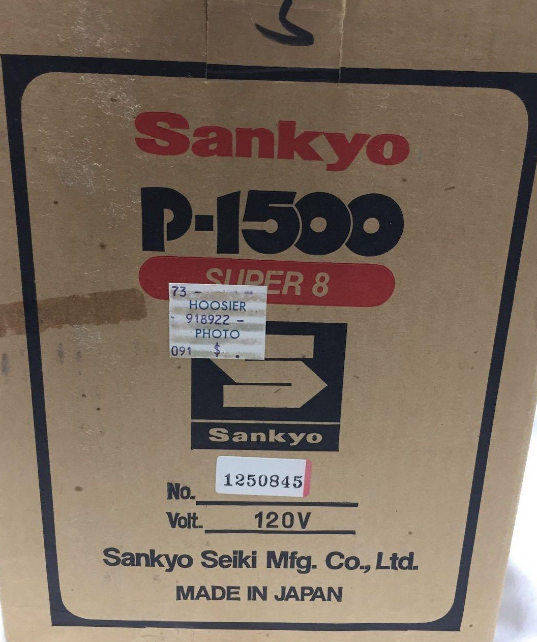 Sankyo Model P-1500 Super 8 Projector, Variable Speed, Made in Japan ...