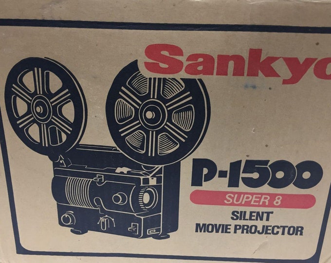 Sankyo Model P-1500 Super 8 Projector, Variable Speed, Made in Japan ...