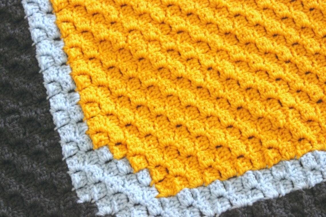 Crochet Blanket Pattern Dad Gifts C2C Crochet Pattern | Etsy