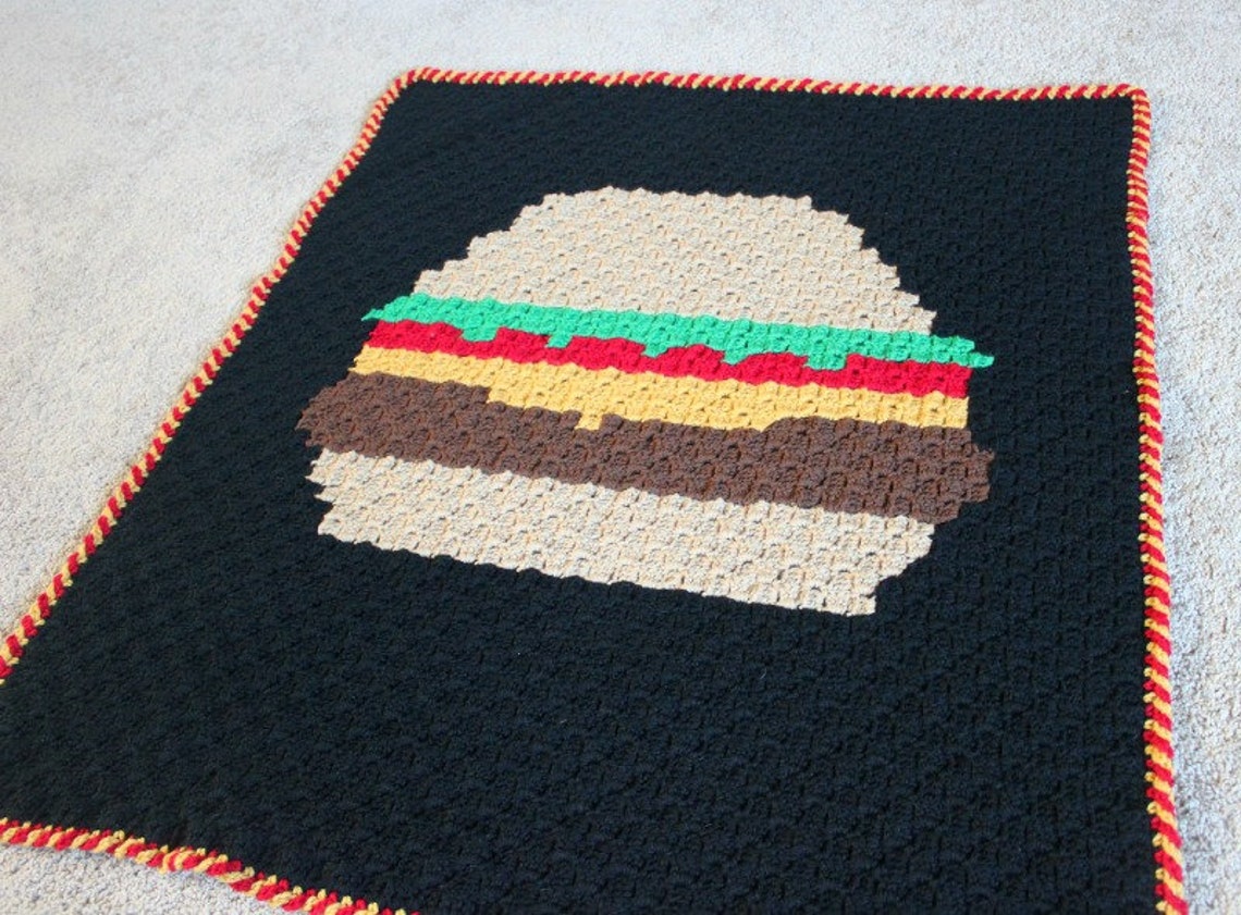 Crochet Blanket Pattern Dad Gifts C2C Crochet Pattern | Etsy