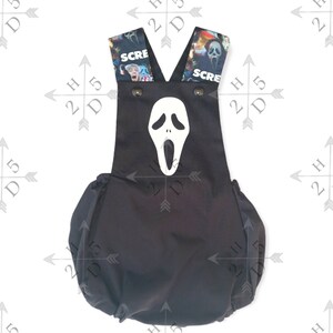 Scream Horror Overall Romper Jumpsuit - Etsy