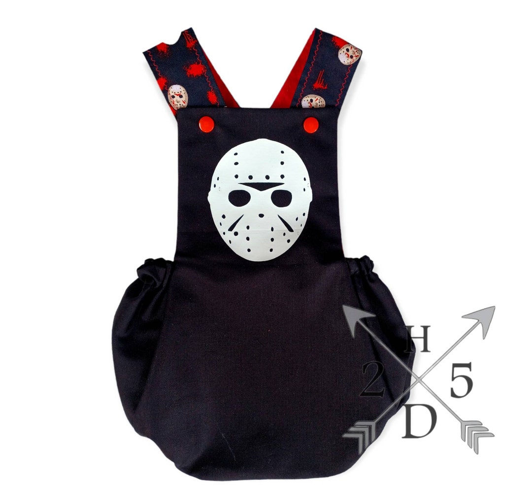 Ski Mask Overall Romper Baby Infant Toddler Halloween Costume - Etsy