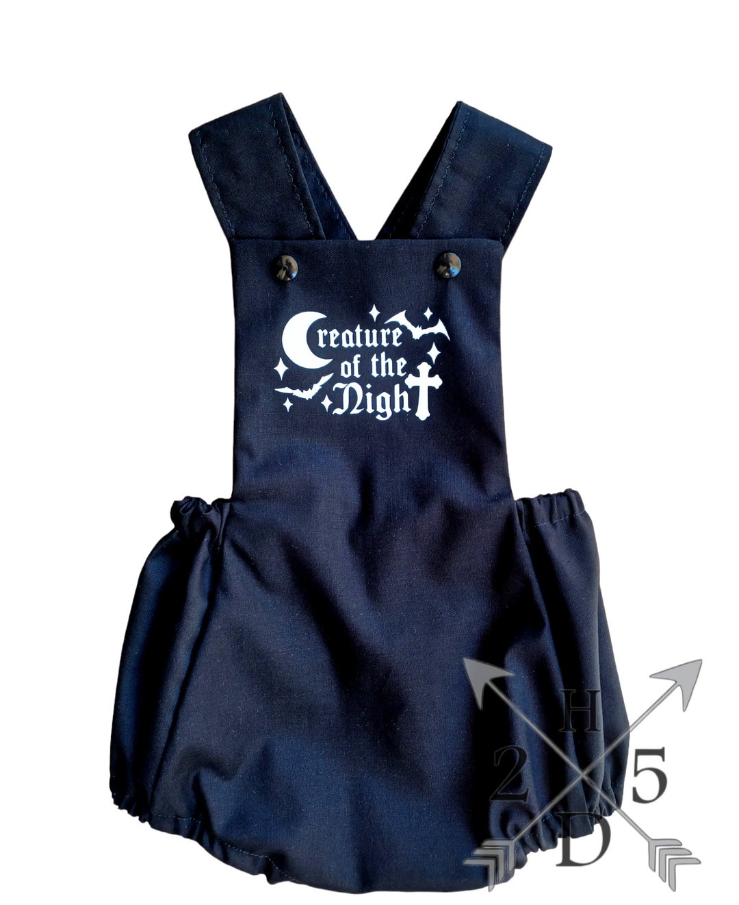Creature of the Night Baby Horror Overall Romper Jumpsuit - Etsy