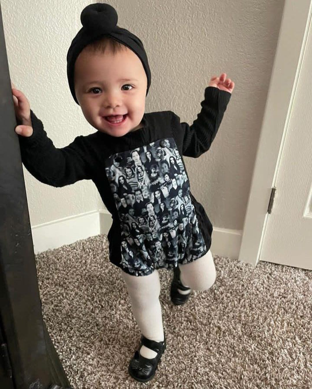 Women of Horror Overall Romper Baby Infant Toddler Halloween Costume ...