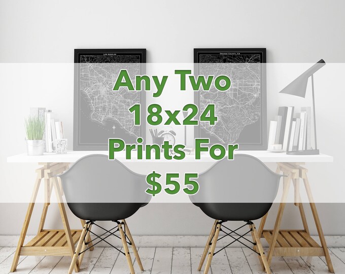 Print Posters, Custom Order for Any Two Prints - Etsy