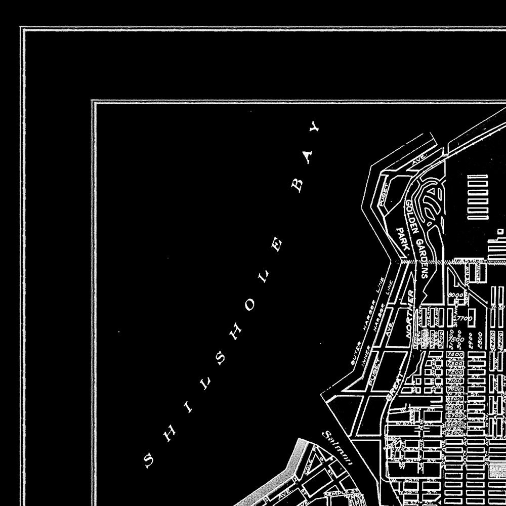 SEATTLE Map Print EMERALD CITY Map Seattle Wall Decor - Etsy