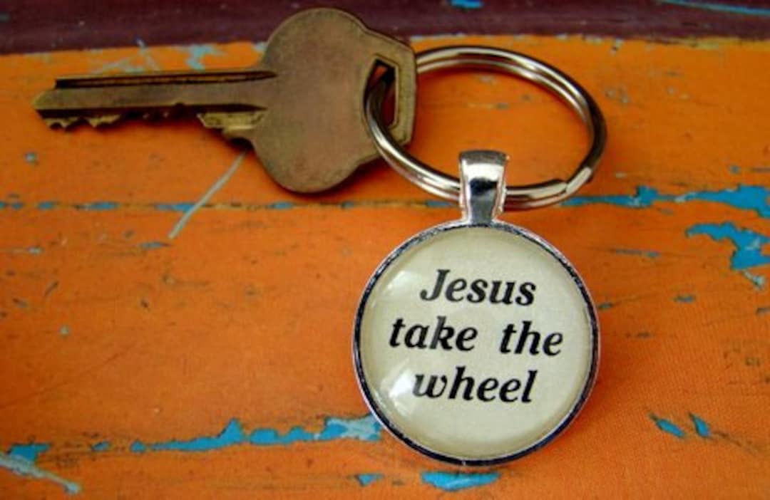 Jesus Take the Wheel Key Chain, Sweet 16 Gift, New Driver Keychain ...
