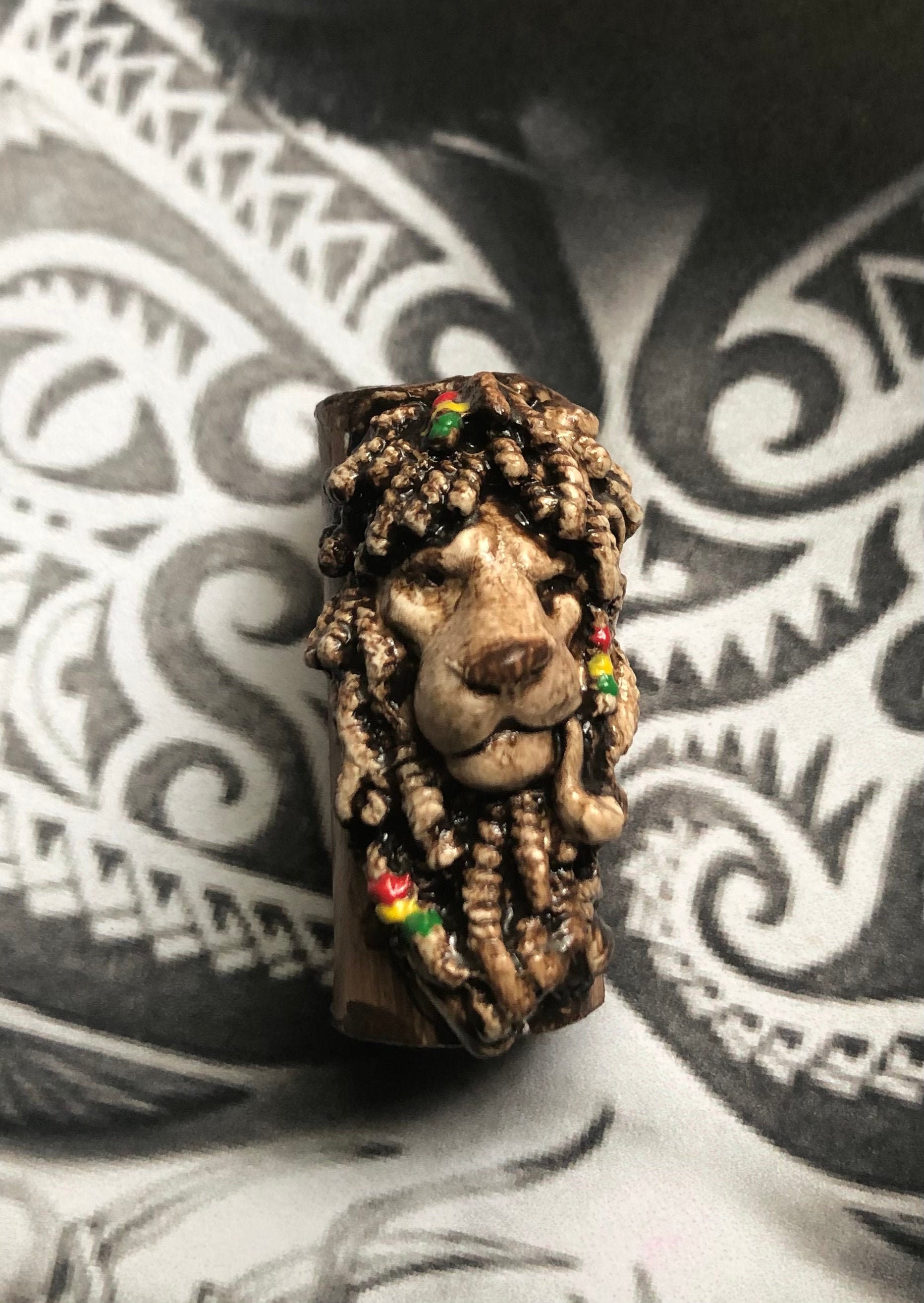 LION LOCS Dread Bead Lion Dreadlock Bead Rasta Dread Bead | Etsy