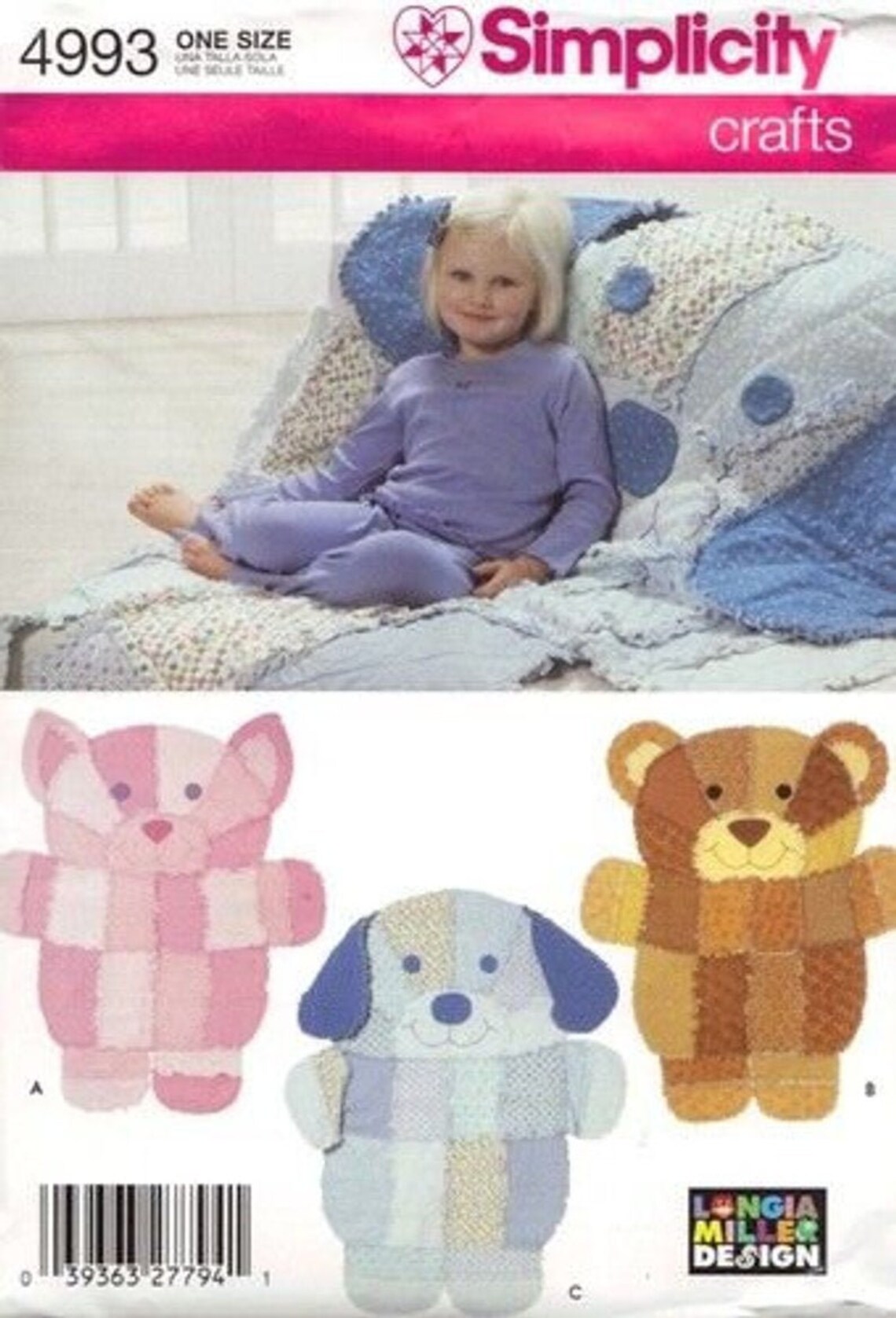 Vintage Rag Quilt Pattern for Puppy Kitty and Teddy Bear - Etsy