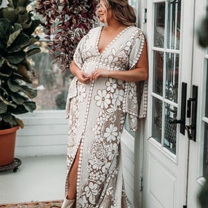 Kayleigh, Boho Wedding Dress, Bell Sleeve Wedding Dress, Lace Wedding ...